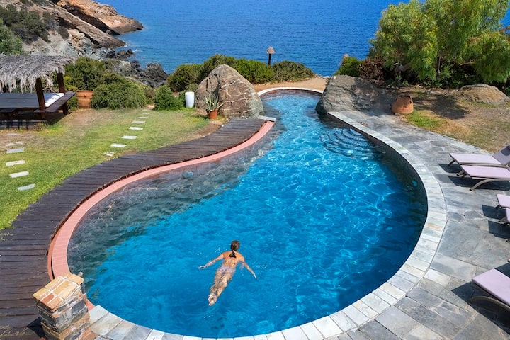 Villa By The Sea, Salt-water Pool, Near Athens - Grecia