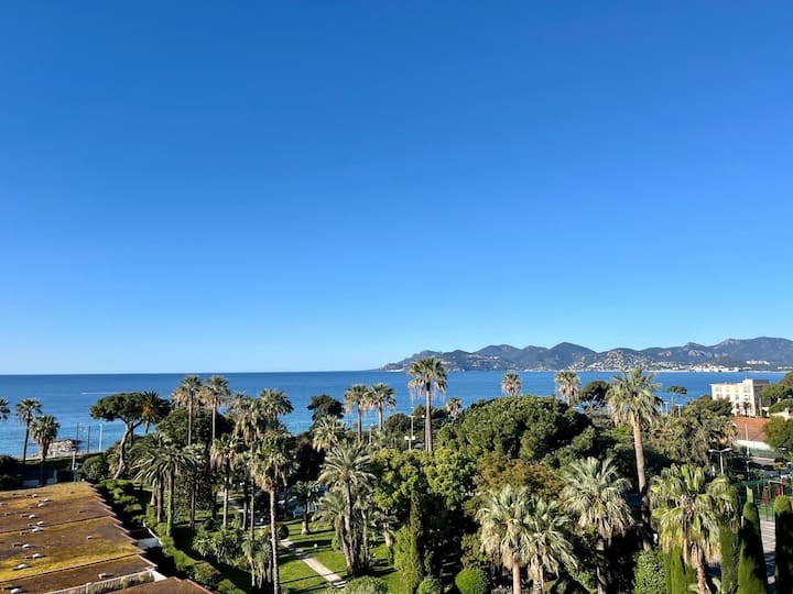 Magnifique Vue Mer, Grande Terrasse Et Piscine - Cannes