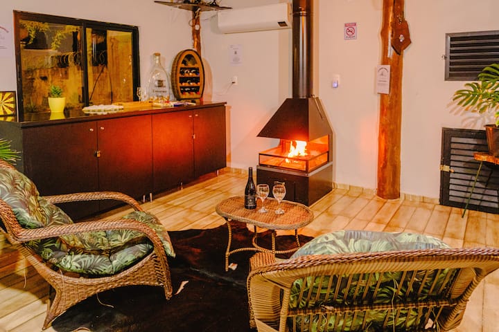 Cabana Texas Estilo Country Com Hidro E Lareira - Chapecó