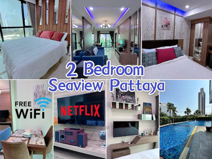 2 Bedrooms  Sea View Walk To Jomtien Beach 400 M - Jomtien