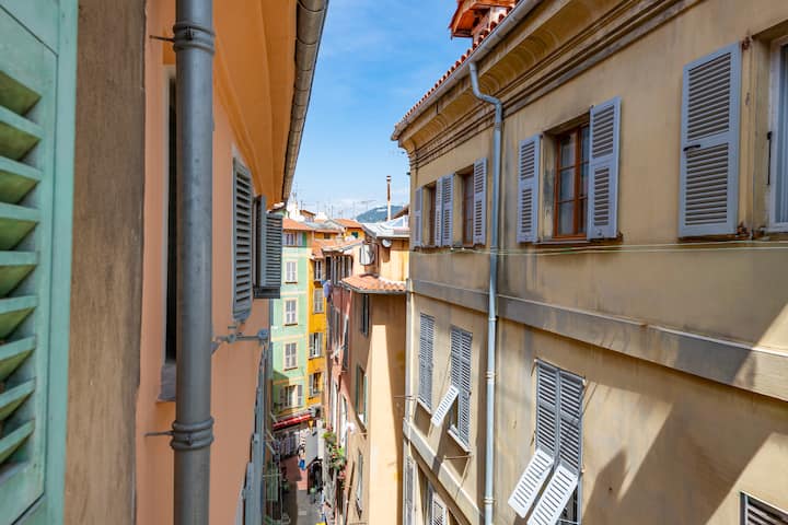 Old Town Charming Separate Bedroom Apartment - Ac - Nizza