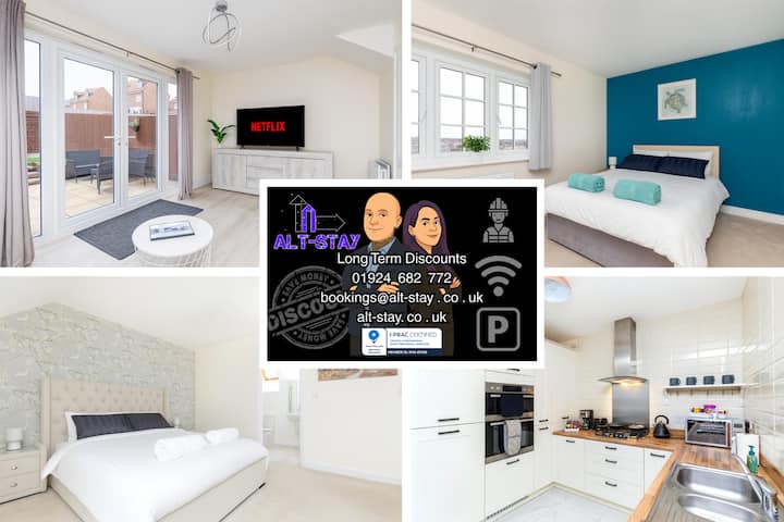 4br | Week/month Stays | Contractors | M1 J41 - Wakefield