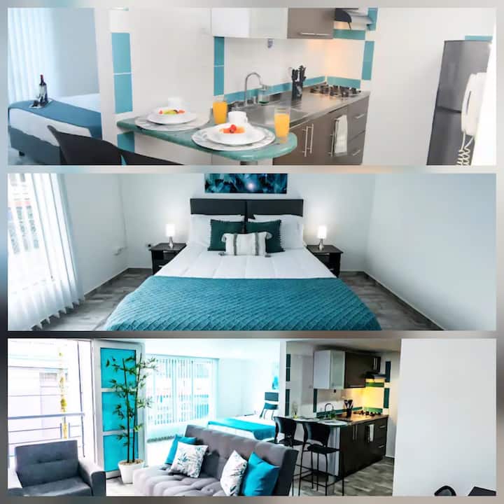 Pino Loft Central Y Moderno Con Aire - Acacías