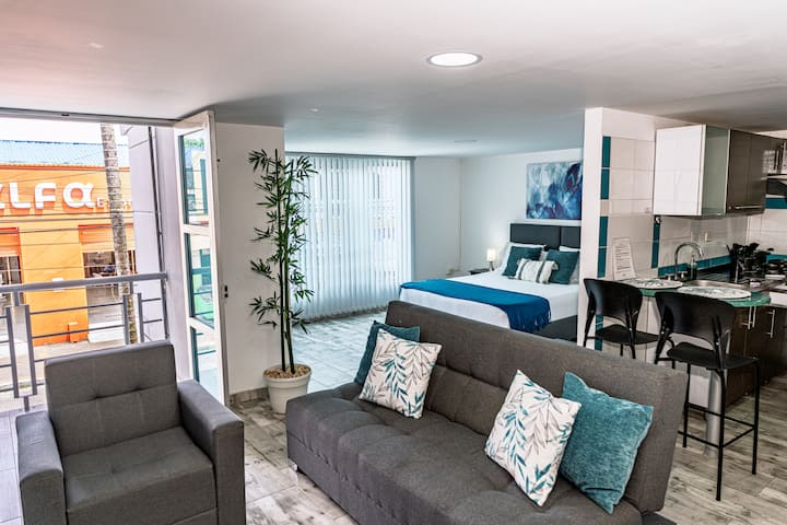 Central, Independent, Comfortable, Kitchen, Air - Acacías