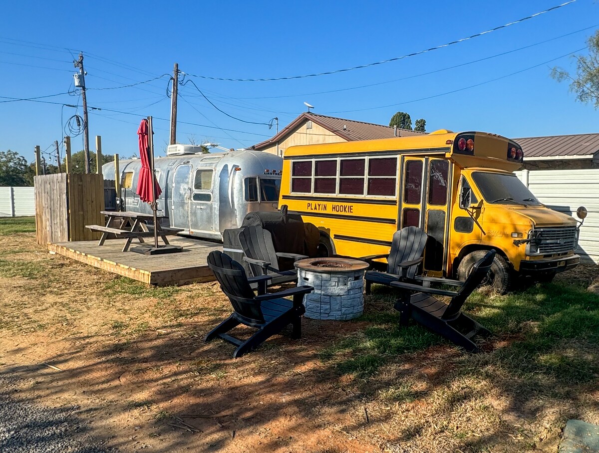 Playin’ Hookie w/ hot tub. Close to Rocker B - Campers/RVs for Rent in ...