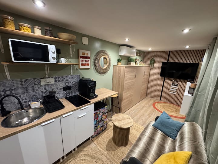 Charmant Studio Atypique Avec Parking Privé Fermé - Muret