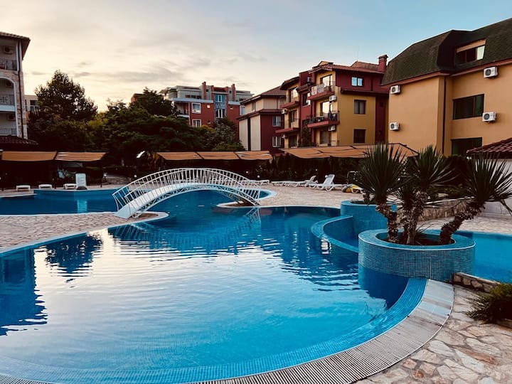 Аппартаменты со спальней у моря Aп Нес А51 - Ravda