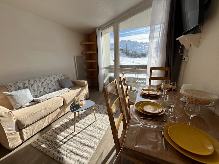 Appartement Cosy Exposé Sud - Au Pied Des Pistes - Les Menuires