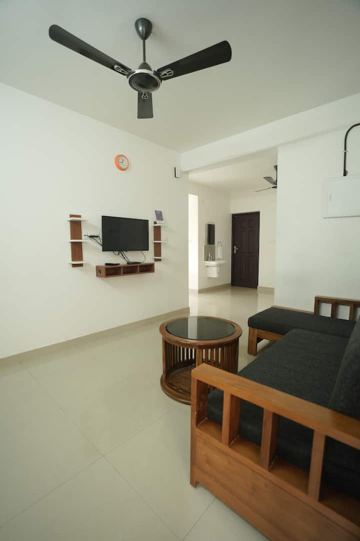 2 Bhk Fully Furnished Apartment - Thrissur