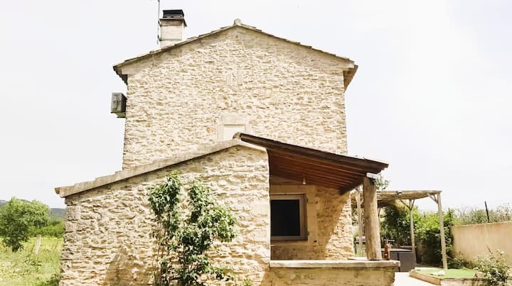Maison En Pierre • Rivière • Vignes • 8p • Ardèche - Bagnols-sur-Cèze