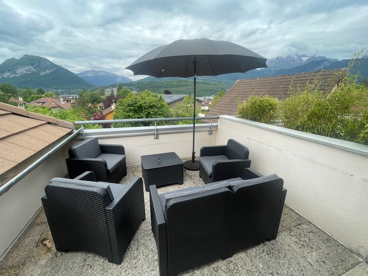 Appartement Vu Lac Et Montagne - Thônes