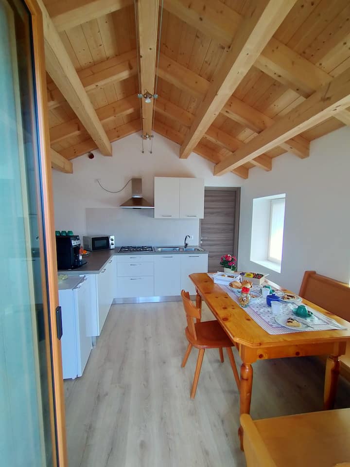 Camera Pelmo In B&b Immerso Nel Verde - Belluno