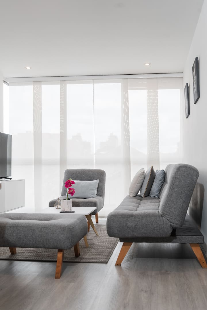 Espectacular Apartamento Ideal Para Estadía Larga - Bogotá