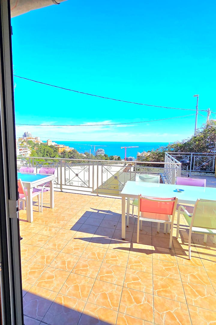 Villa Eden Vue Mer -Proche Monaco Monte-carlo. - Menton