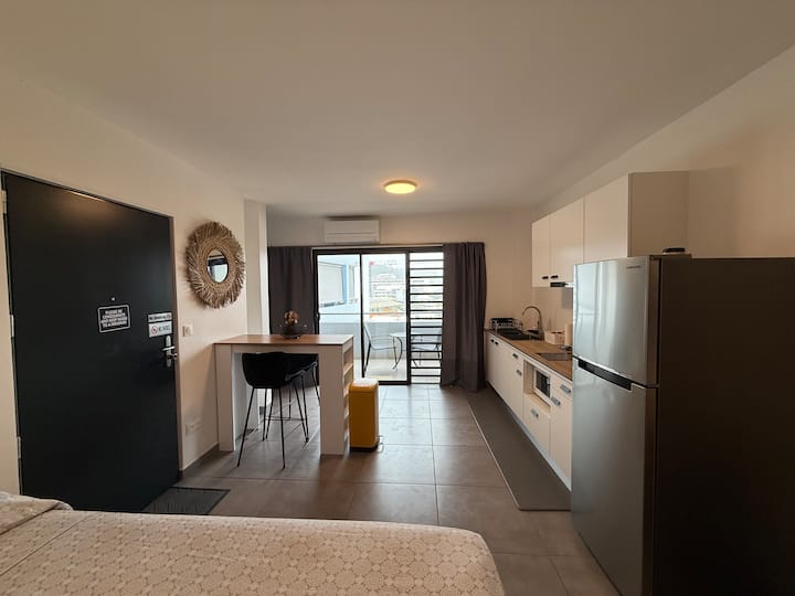 Papeete Studio éQuipé, Lit Queen Size - Tahiti