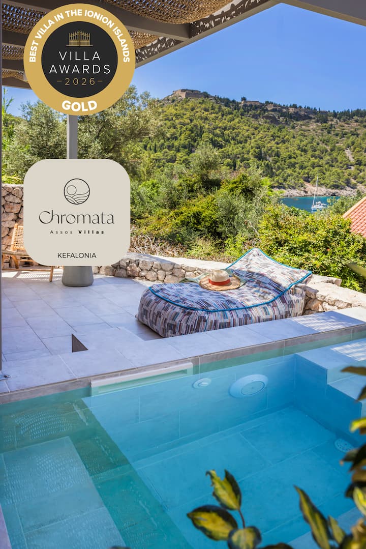 Honeymoon Villa With Private Plunge Pool - Fiskardo