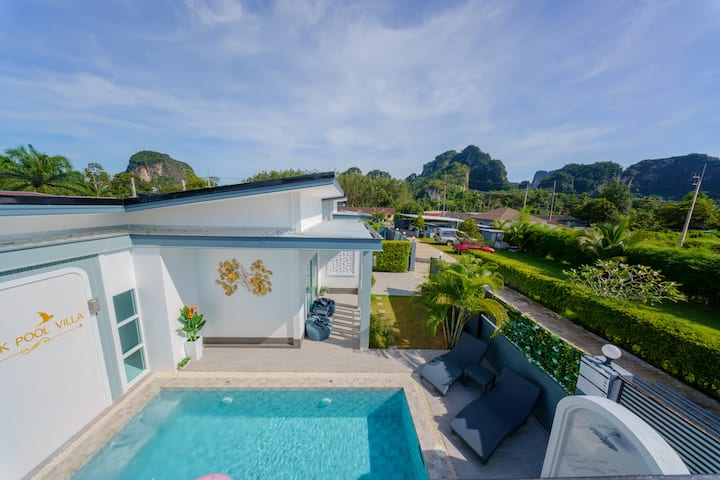Aonang Pool Villa 3 Bedrooms With Rooftop Terrace - Krabi