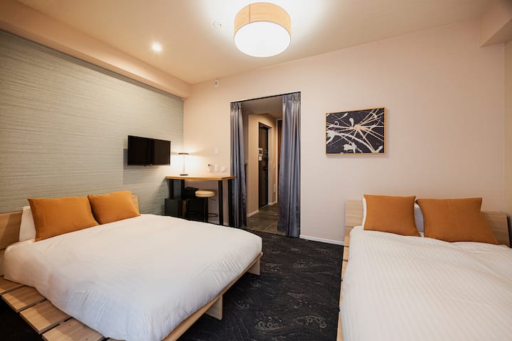 Linkhouse Hotel "Double Twin" - City Center - Wifi - Fukuoka