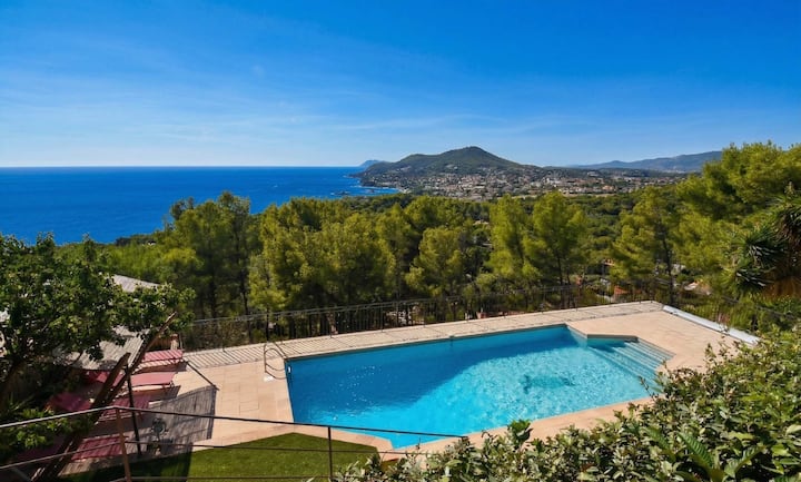 Villa Terracotta Magnifique Vue Mer Piscine Privée - French Riviera