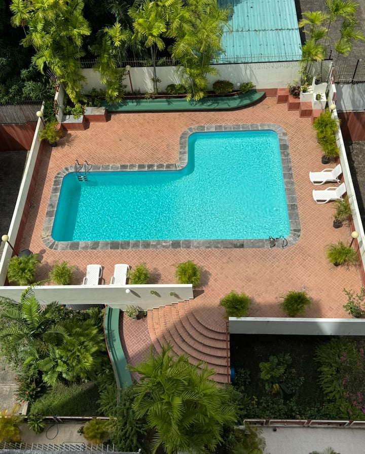 Apto Familiar 3 Cuartos Piscina Wifi Free Parking - Panama