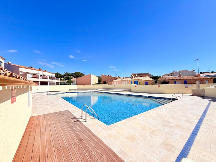 Captivantes Clim-piscine-parking- 2 Adlt/2 Enfants - Le Grau d'Agde