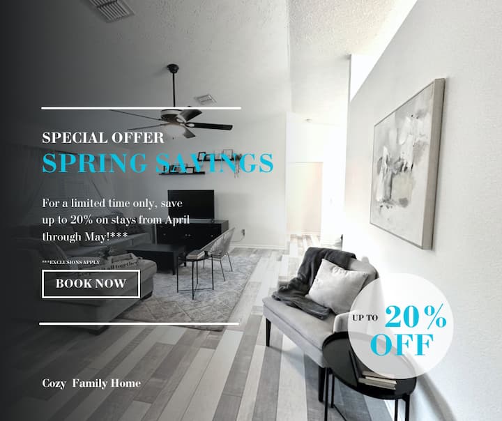 Comfy Family Home - 5 Miles To Springs - Homosassa