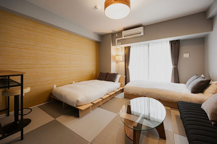 Linkhouse Hotel "Tatami Suite" - City Center-wifi - Fukuoka