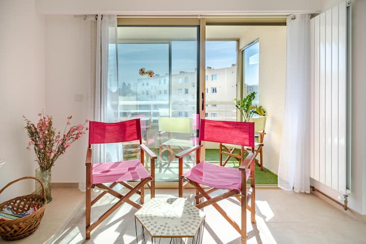 2p Calme Proche De La Mer Parking En Sous-sol - Cagnes-sur-Mer