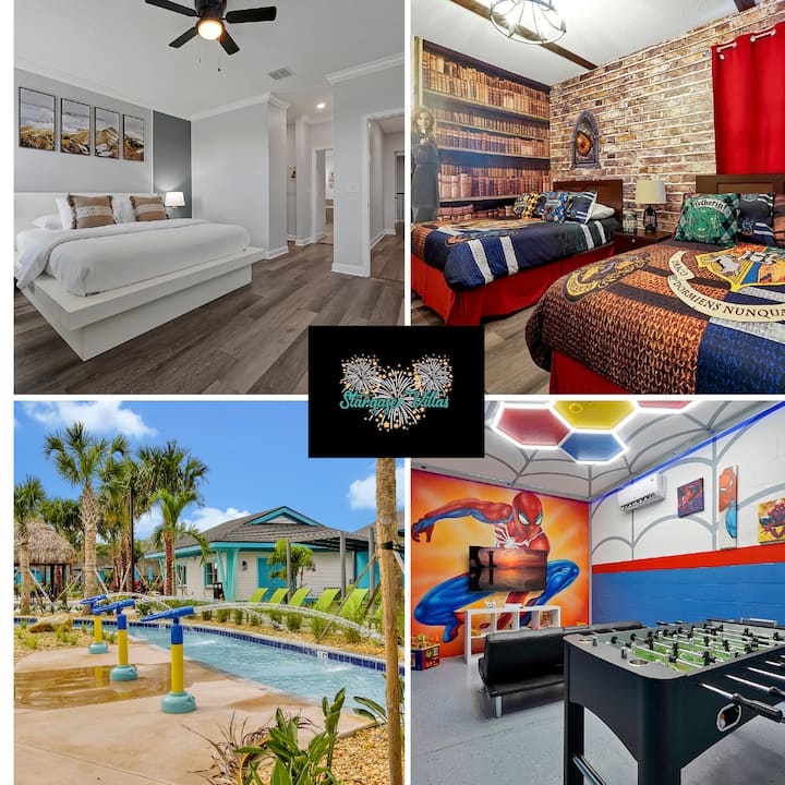 6br Magnificent Villa Minutes To Disney - 