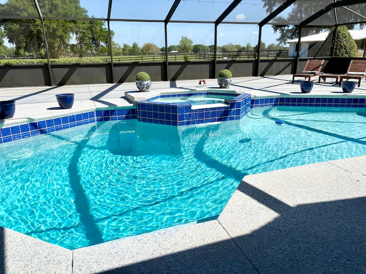 Blue Sky Farm Pool Home Getaway: New Pool Deck - Silver Springs State Park, Silver Springs