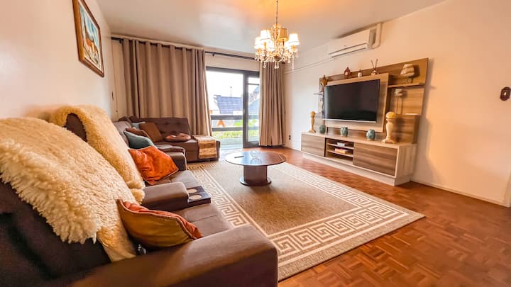 Ap. 50m Da Rua Coberta Gramado - Rs - Gramado