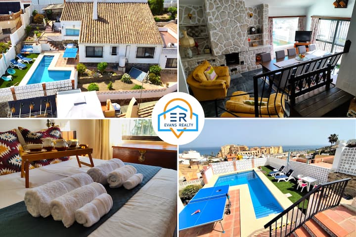 Evans Realty (Al) - Villa+pool+garage+beach - Fuengirola