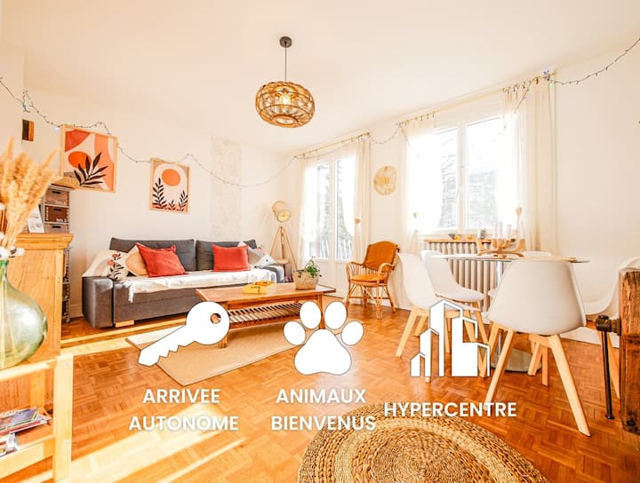 Le Springer • Balcon • Centre • Pet-friendly - Joué-lès-Tours