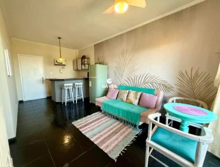 Sol Mar Aconchego Frente Para O Mar Com Garagem - 聖多斯