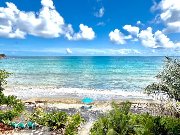 Beautiful Beach House On Private Black Sand Beach - Yabucoa