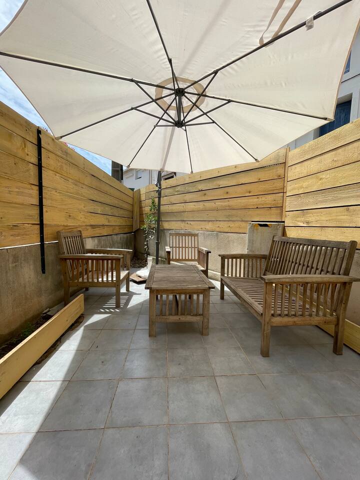 Charmant T3 Centre Du Village / Jardin / Garage - Frontignan