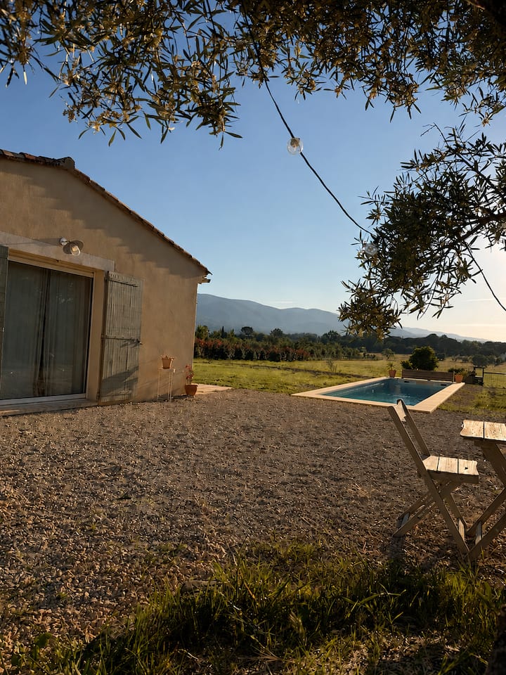 Maison Avec Piscine Et Vue Sur Luberon - Lourmarin