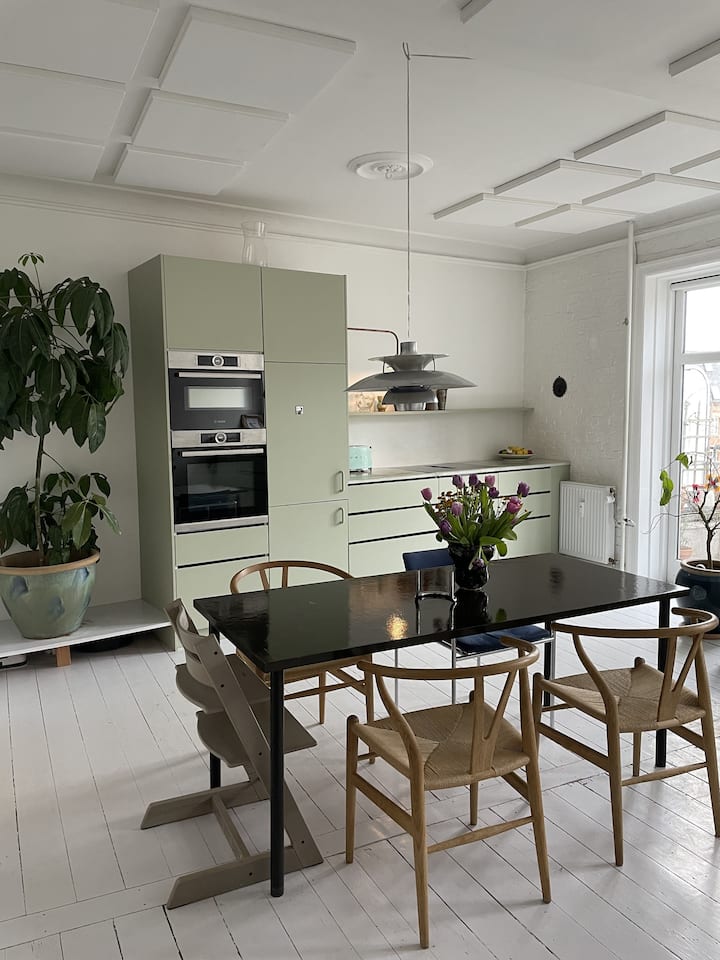 Cozy Central Quiet Gem W/ Balcony & Park View - Copenhaguen