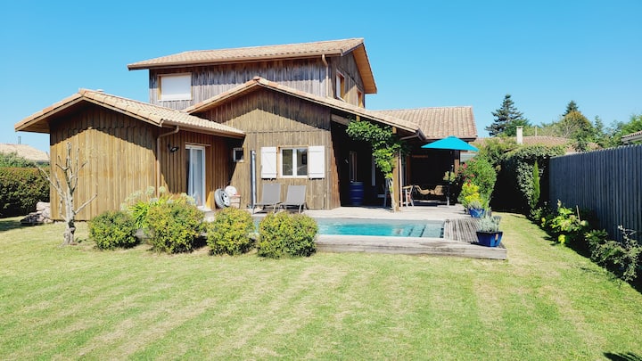 Maison 4 Chambres Piscine Vélos Clim Océan 10km - Le Porge