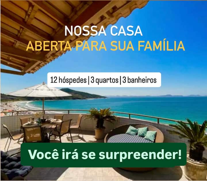 Cobertura Duplex Vista Deslumbrante E Pé Na Areia - Arraial do Cabo