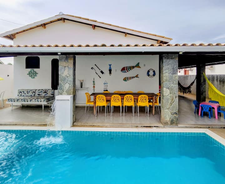 40% Off Maio!5 Min.a Pé Casa à Praia! Guarajuba! - Brazil