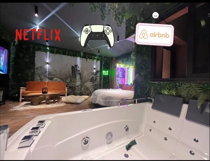 Jungle ! Centre De Marrakech Jacuzzi ! Expérience! - Marrakesh