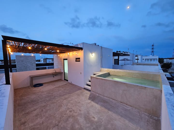 Private Roof Top Pool. Great House For Families. - Playa del Carmen