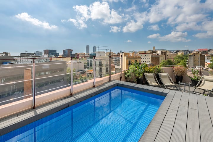 Flat Near The Beach With Shared Pool And Terrace - Barcelona