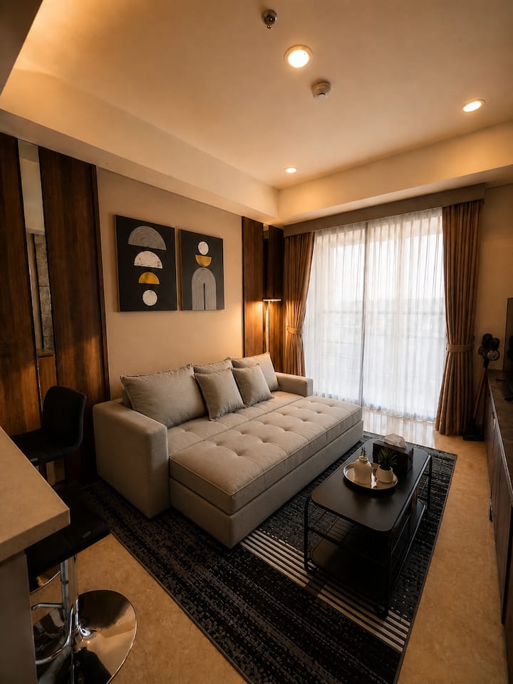 Apartment Gold Coast Pik 1br Wifi+smarttv+sea View - Jakarta