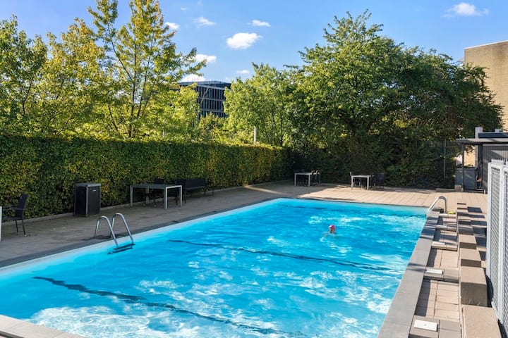 M/ Udendørs Pool, Sauna, P-kælder Og Stor Altan. - Copenhage