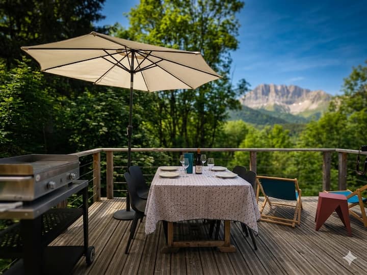 La Petite Maison Dans La Forêt - Vue Veymont - Treffort