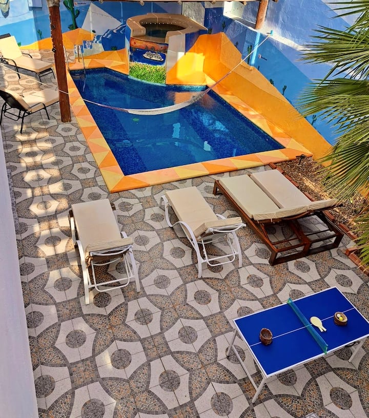 Room With Bathroom, Pool, Roof, - Cabo San Lucas
