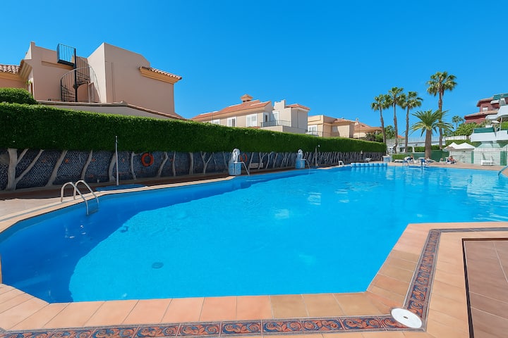 Maspalomas Holiday Apartamento: Piscina - Terraza - Maspalomas