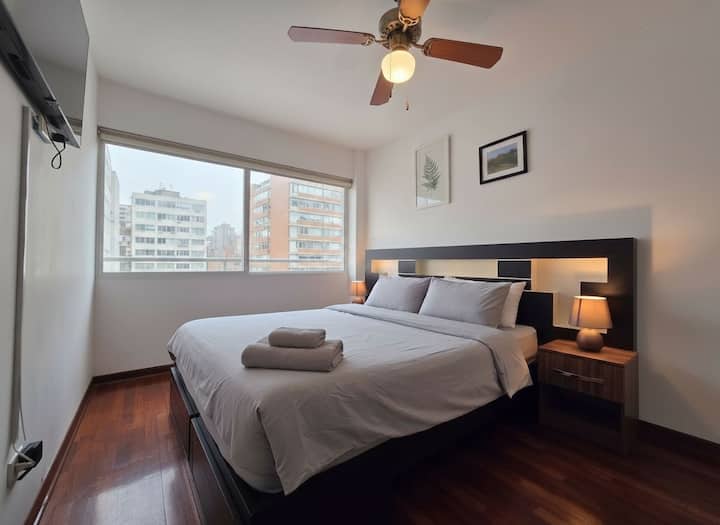 E°|balcony Flat| Free Parking| Wifi Pro| 1b 801 - Lima